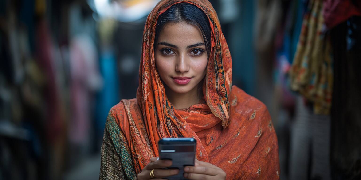 Step-by-step login process on GK222 shown on smartphone screen